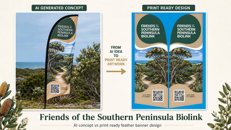 How to Turn an AI Generated Image into a Print Ready Teardrop Banner ...
