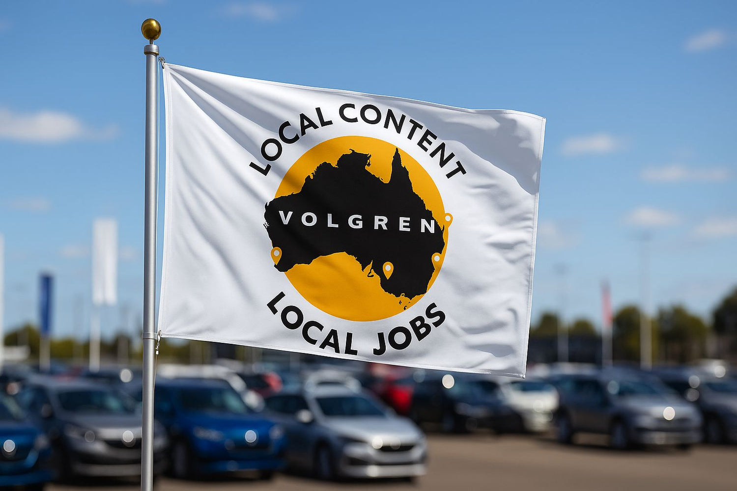 Teardrop Banners, Teardrop Flags and Custom Flags for Automotive Busin ...
