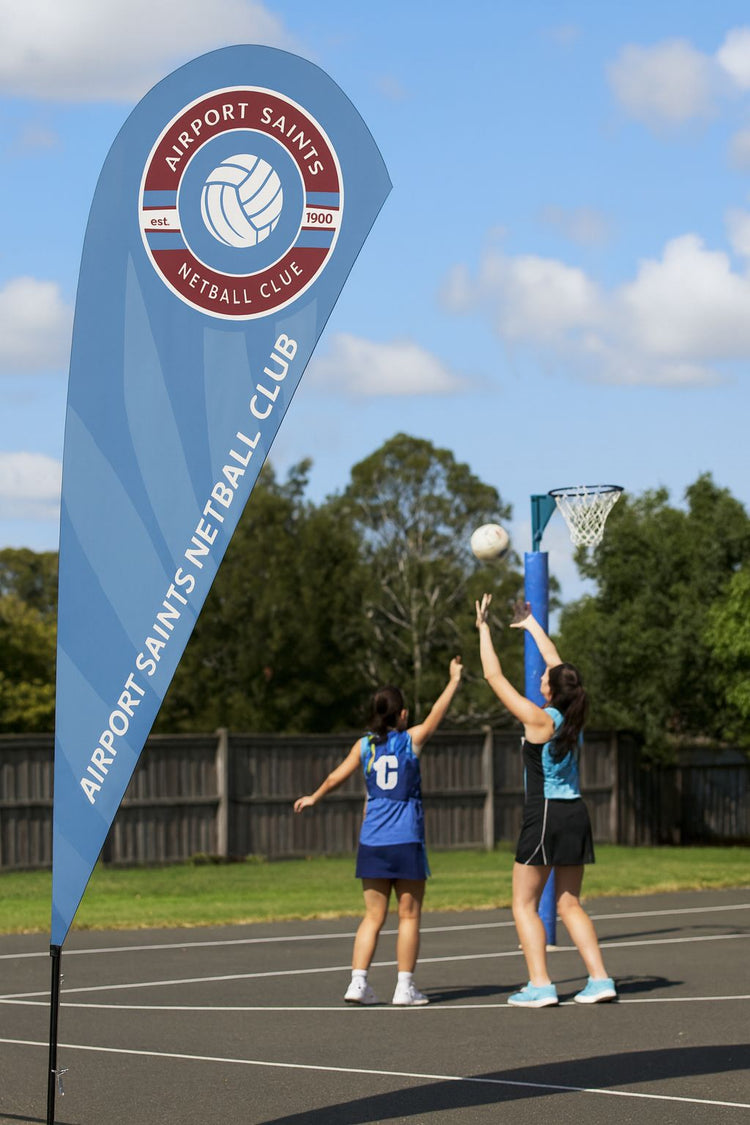Teardrop Banners for Sports Clubs: How Teardrop Flags Improve Game Day ...