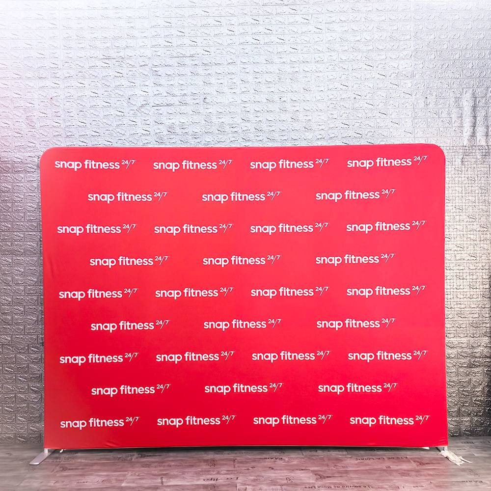 Fabric Media Wall Event Backdrop – TeardropBannerFlags.com.au