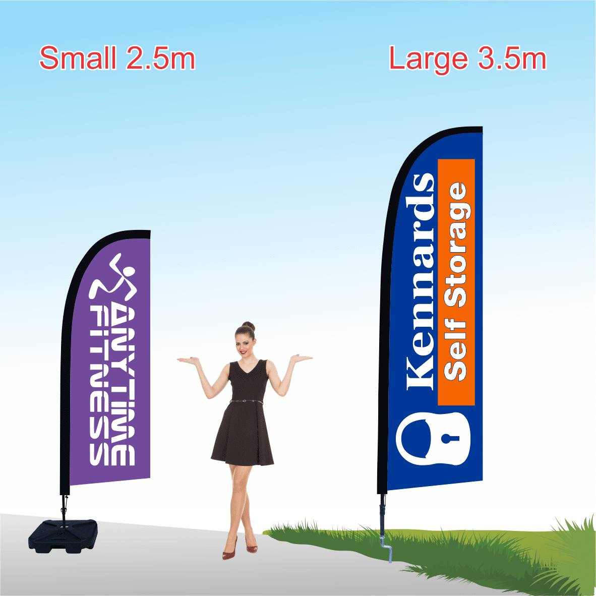 Feather Banner Kitsets | Teardrop Banner Flags – TeardropBannerFlags.com.au